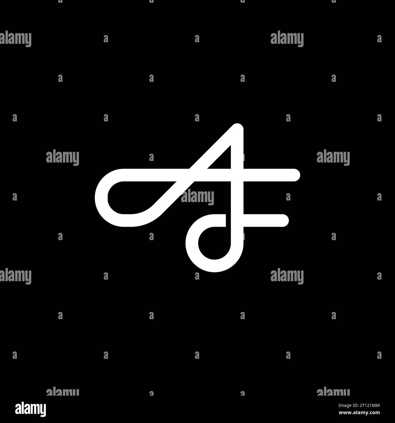 AF Logo, AF Monogram, Initial AF Logo, Letter AF Logo, Modern, Icon ...
