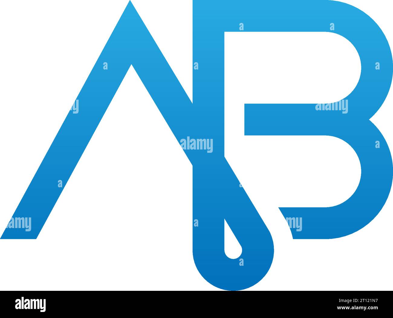 AB logo, AB Monogram, Initial AB Logo, Letter AB logo, Icon, Vector ...