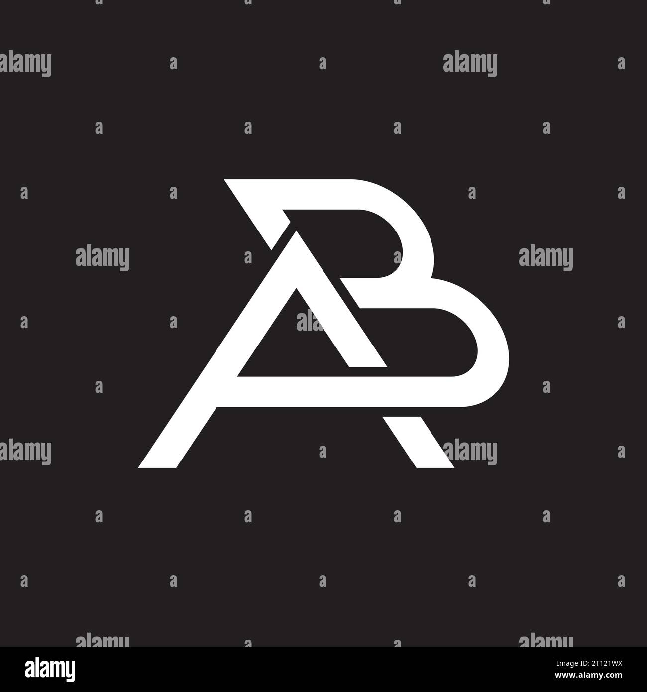AB Logo, AB Monogram, Initial AB Logo, Letter AB Logo, Icon, Vector ...