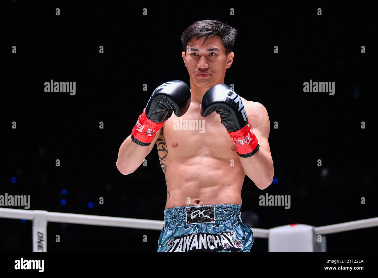 Bangkok, Thailand. 07th Oct, 2023. Tawanchai PK Saenchai of Thailand ...