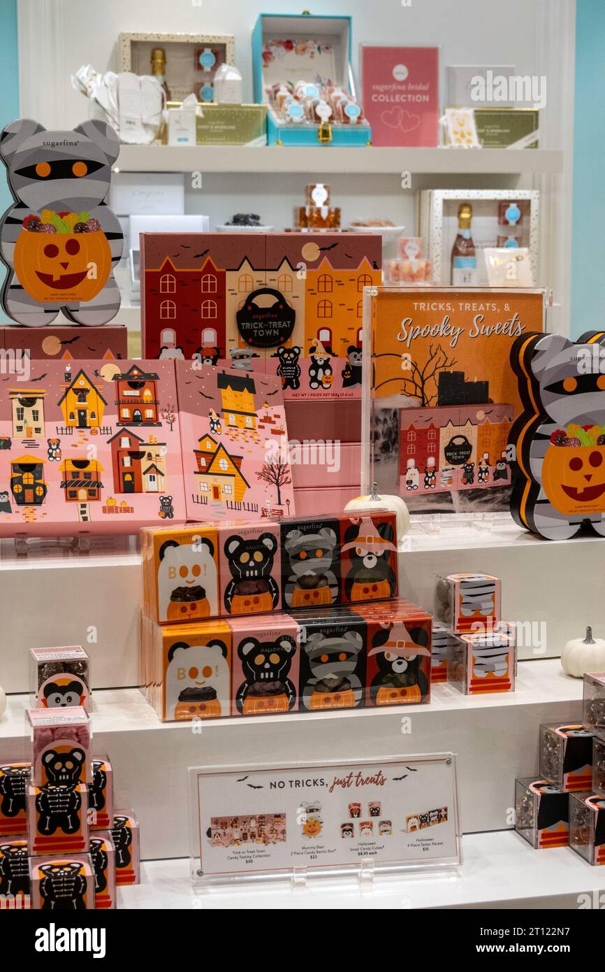 A Sugarfina Store is Halloween themed in Rockefeller Center, New York ...