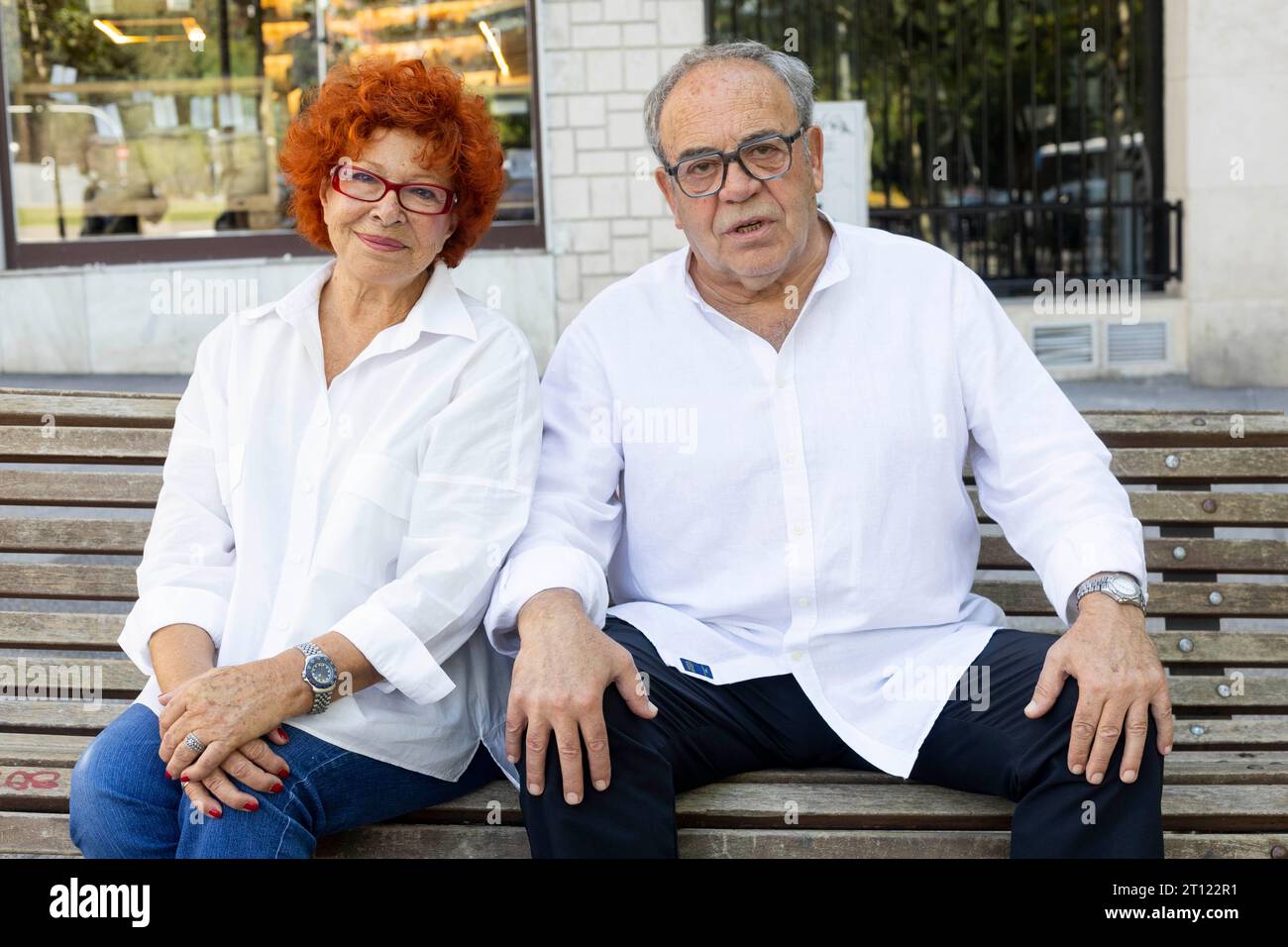 Madrid, Spain. 10th Oct, 2023. Tito Valverde and Maria Jesus Sirvent ...
