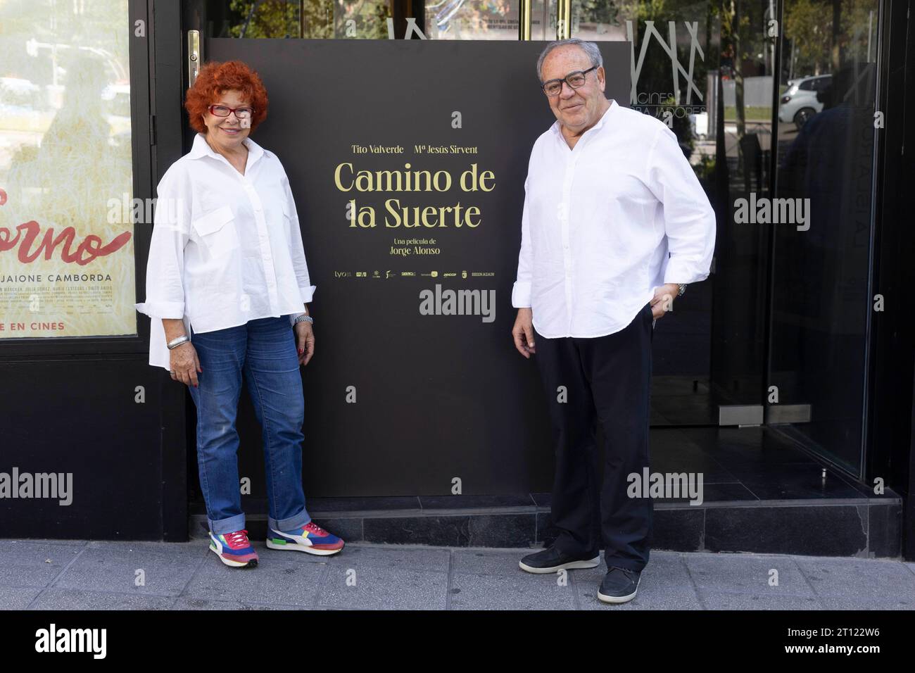 Madrid, Spain. 10th Oct, 2023. Maria Jesus Sirvent and Tito Valverde ...