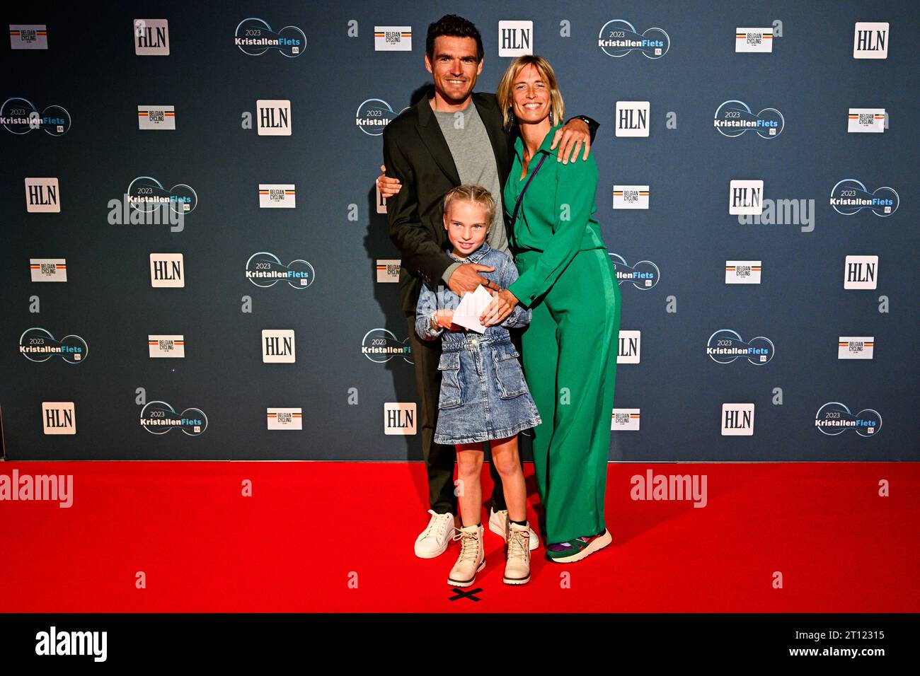 Kruisem, Belgium. 10th Oct, 2023. Belgian Greg Van Avermaet with his ...