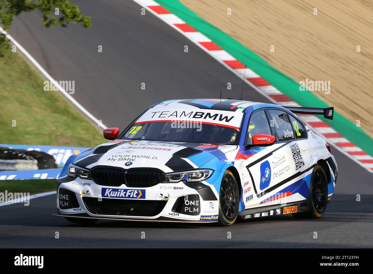 Stephen Jelly - Team BMW - driving BMW 330e M Sport number 12 in the ...