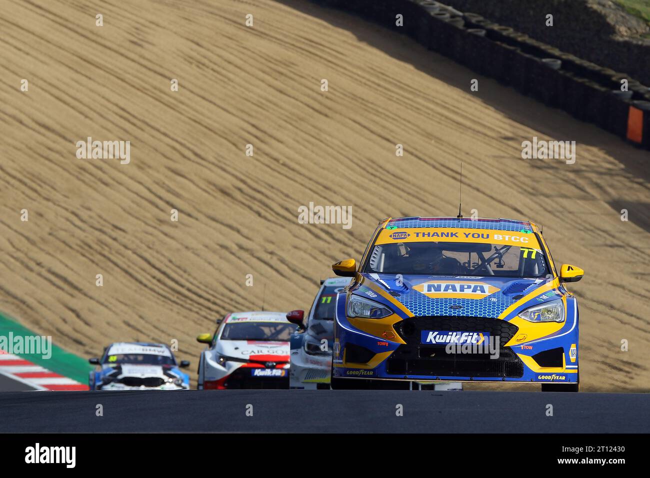 Sam Osbourne - Napa Racing UK - driving Ford Focus ST number 77 in the ...