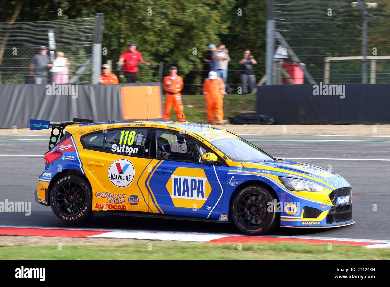 Championship Winner Ashley Sutton - Napa Racing UK - driving Ford Focus ...