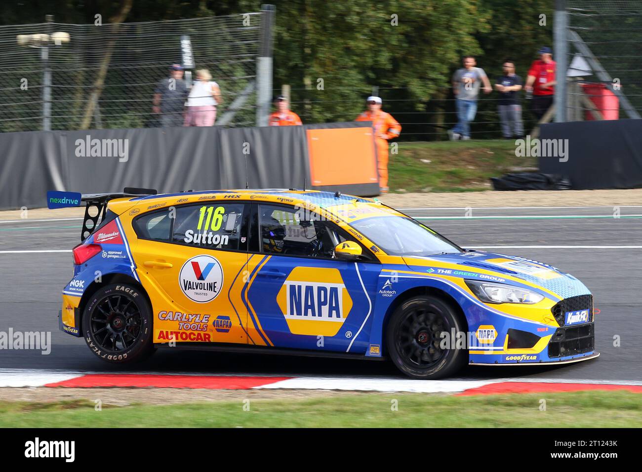 Championship Winner Ashley Sutton - Napa Racing UK - driving Ford Focus ...