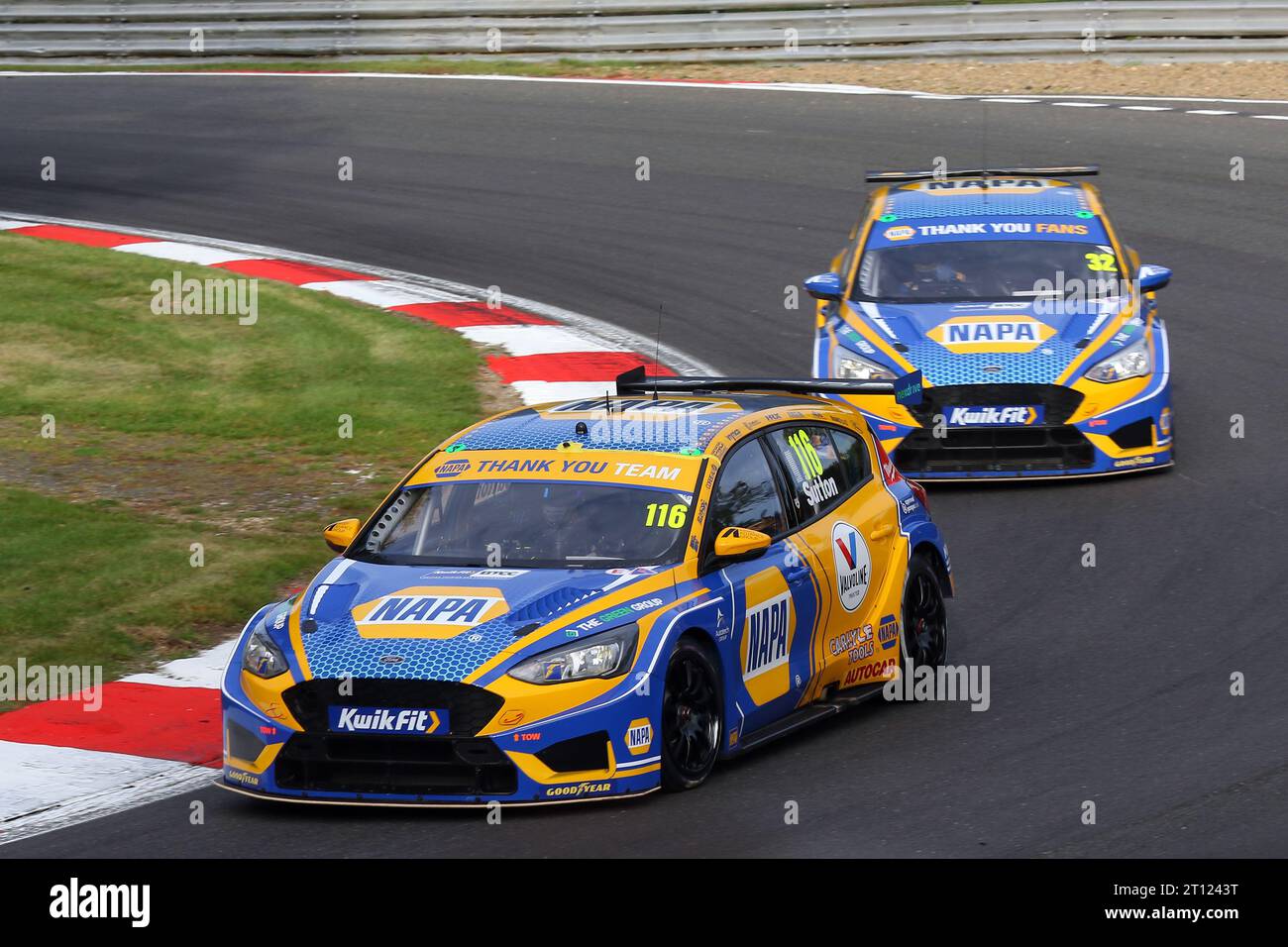 Championship Winner Ashley Sutton - Napa Racing UK - driving Ford Focus ...