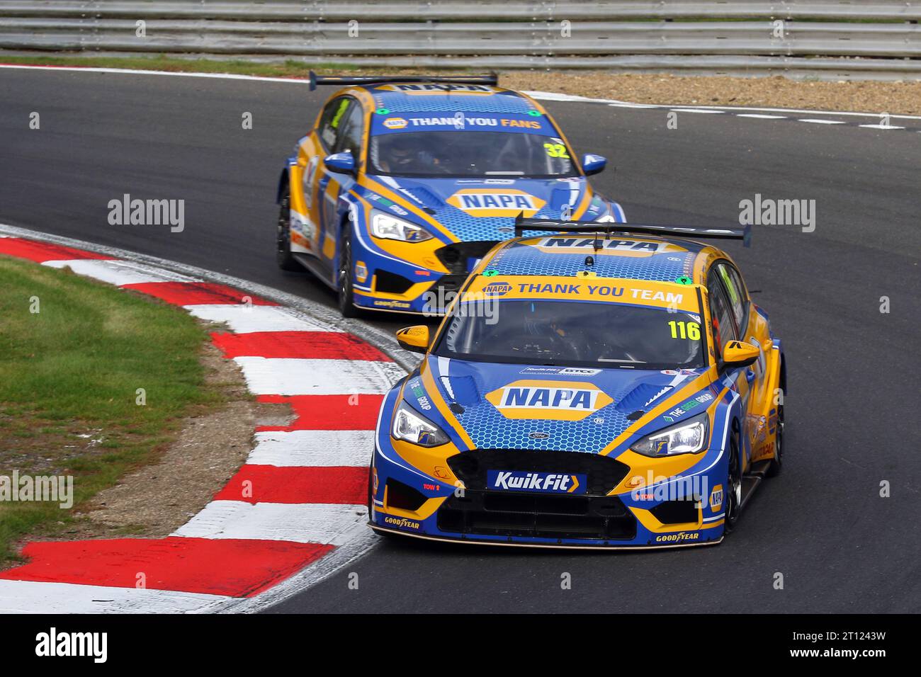 Championship Winner Ashley Sutton - Napa Racing UK - driving Ford Focus ...