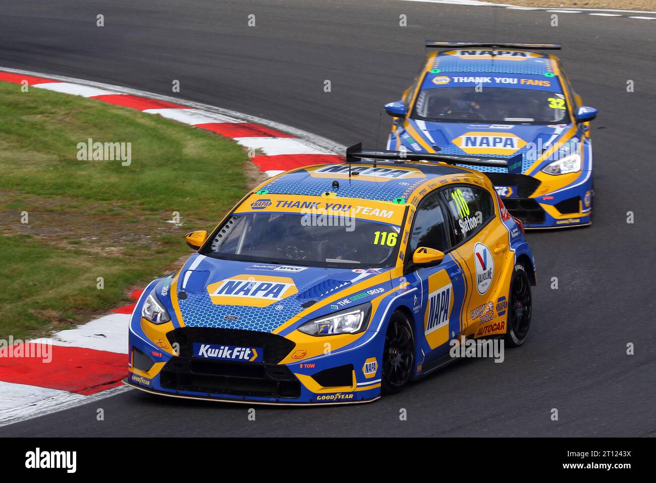 Championship winner Ashley Sutton - Napa Racing UK - driving Ford Focus ...