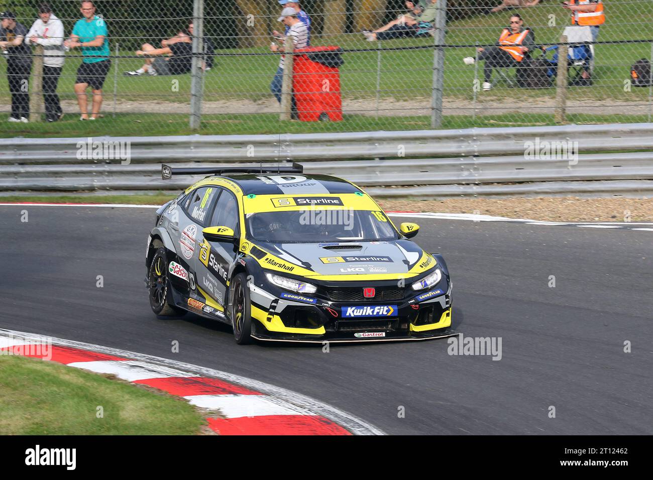 Aiden Moffat - One Motorsport with Starline Racing - driving Honda Civic Type R number 16 in the ...