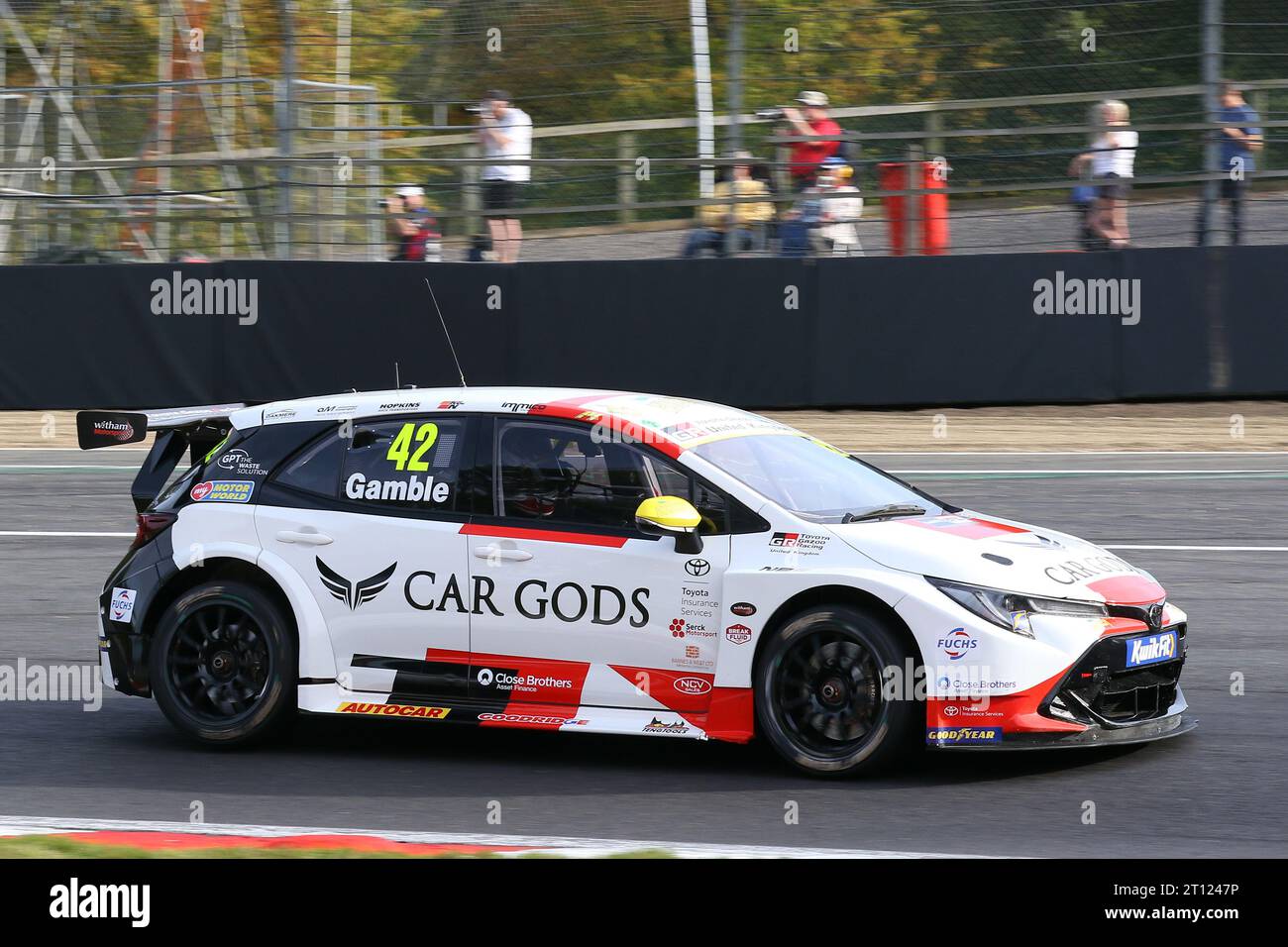 George Gamble - Toyota Gazoo Racing UK - driving Toyota Corolla GR ...