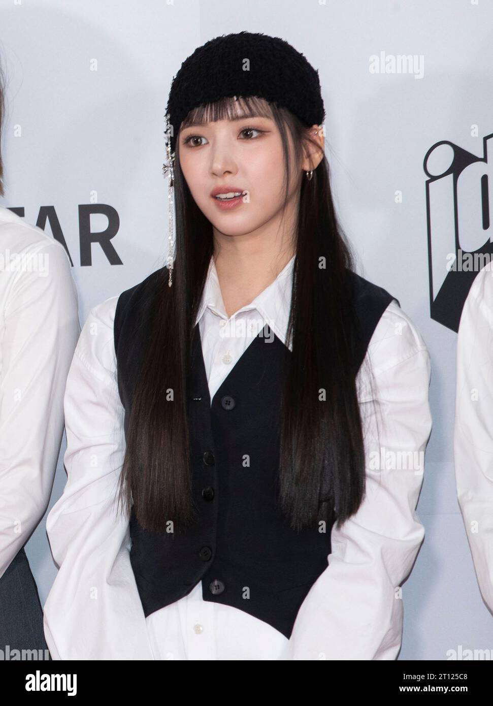 Incheon, South Korea. 10th Oct, 2023. Lily, Haewon, Sullyoon, Bae ...