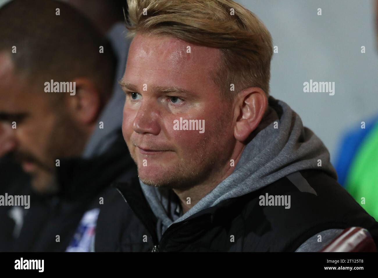 Barrow manager Pete Wild during the EFL Trophy Group A match between ...