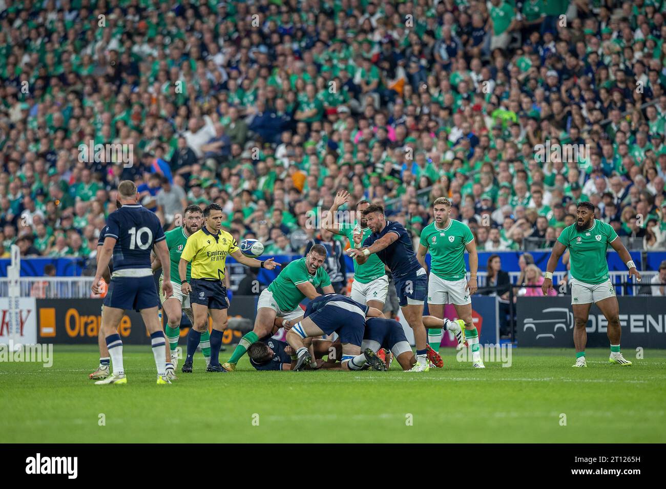 (C) Denis TRASFI / MAXPPP - au Stade de France le 07-10-2023 - Match de ...