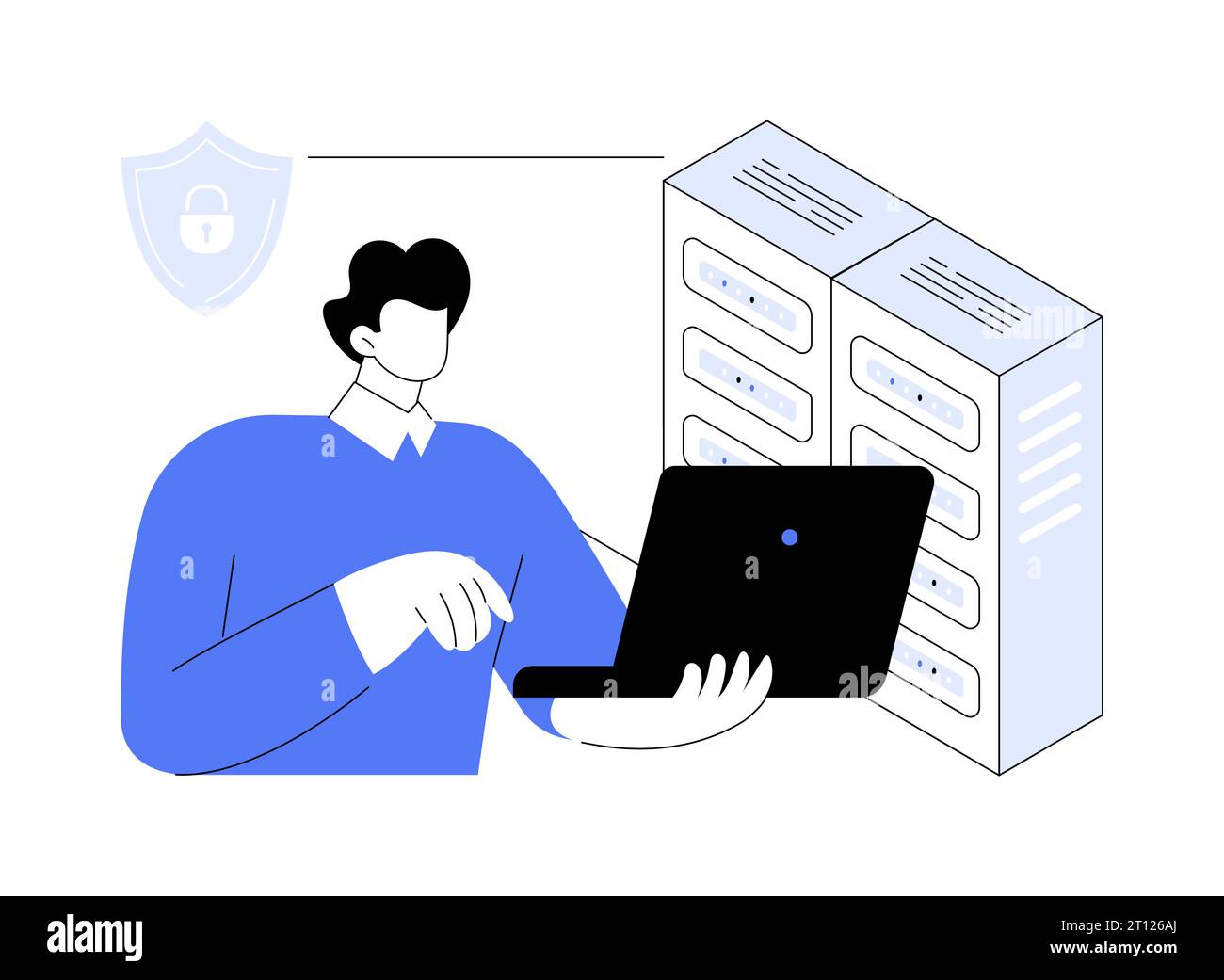 Datacenter security abstract concept vector illustration Stock Vector Image & Art - Alamy