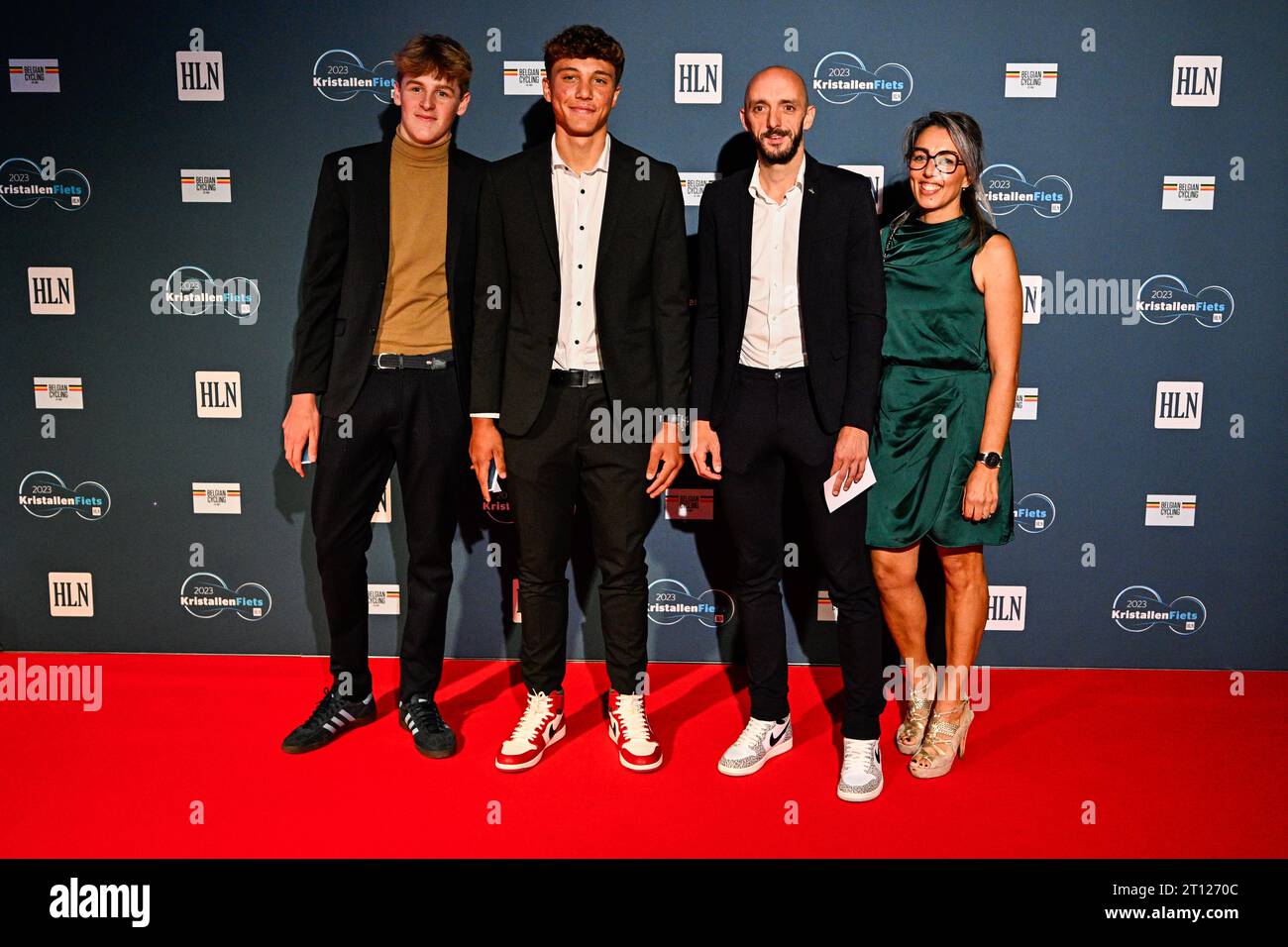 Kruisem, Belgium. 10th Oct, 2023. Belgian Sente Sentjens and Pieterjan ...