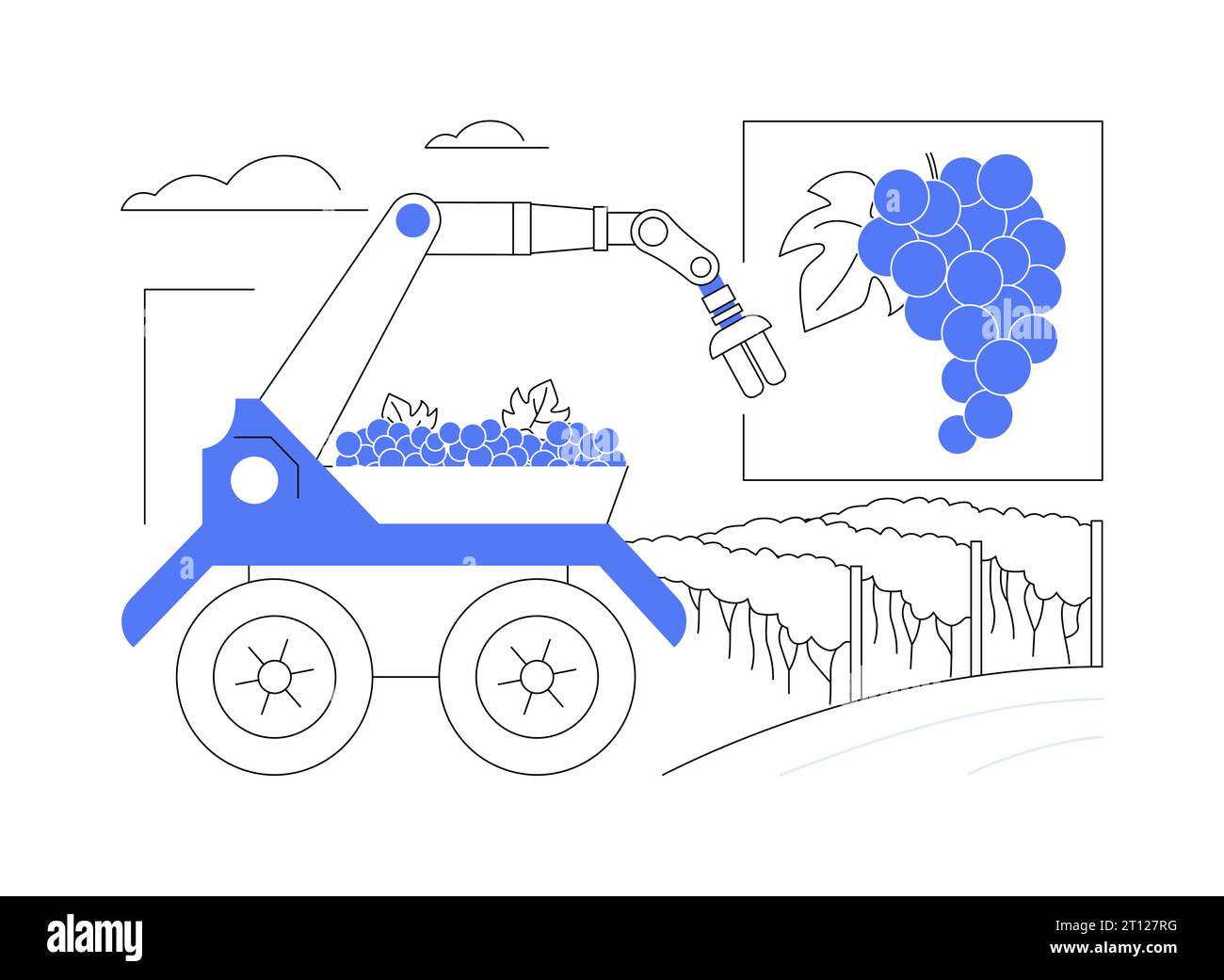 Harvesting operation Cut Out Stock Images & Pictures - Alamy