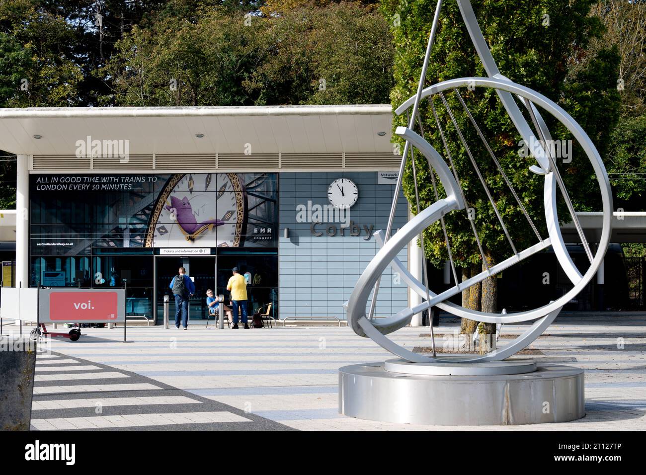 Corby railway station, Northamptonshire, England, UK Stock Photo - Alamy