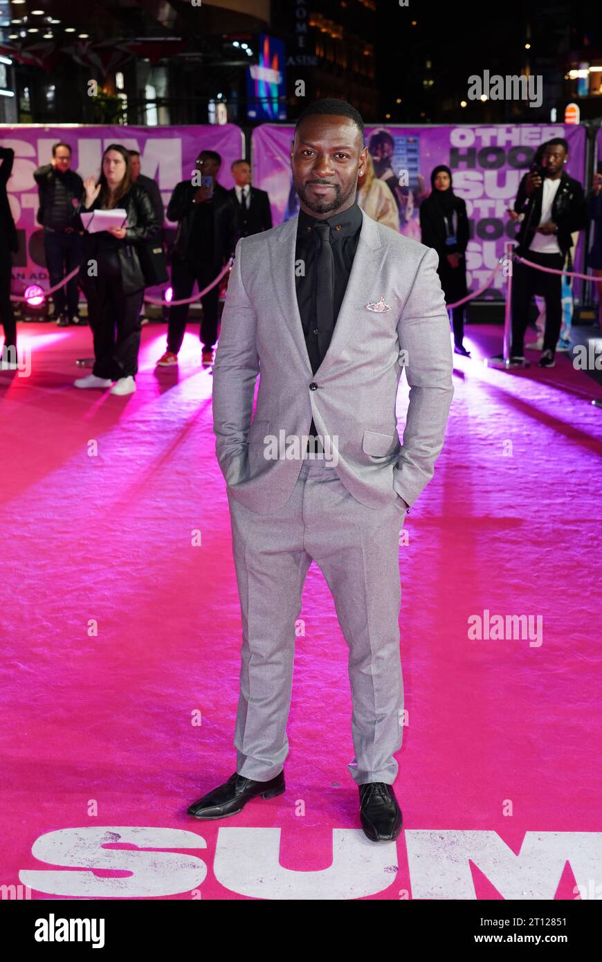 Richie Campbell attending the world premiere of Sumotherhood at ...