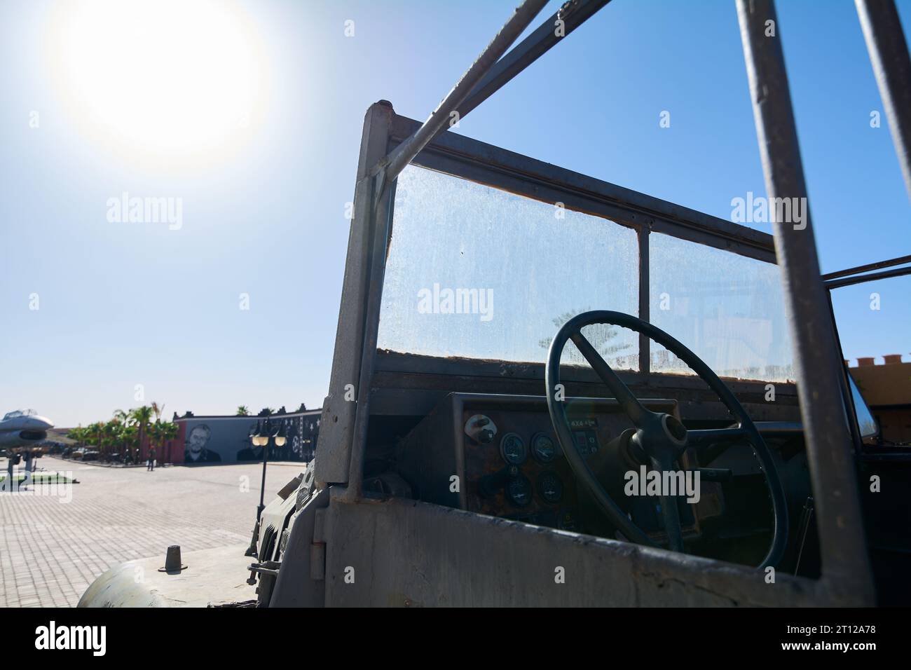 Ouarzazate, Morocco - October 10, 2023: Partial view of the Arquus ...