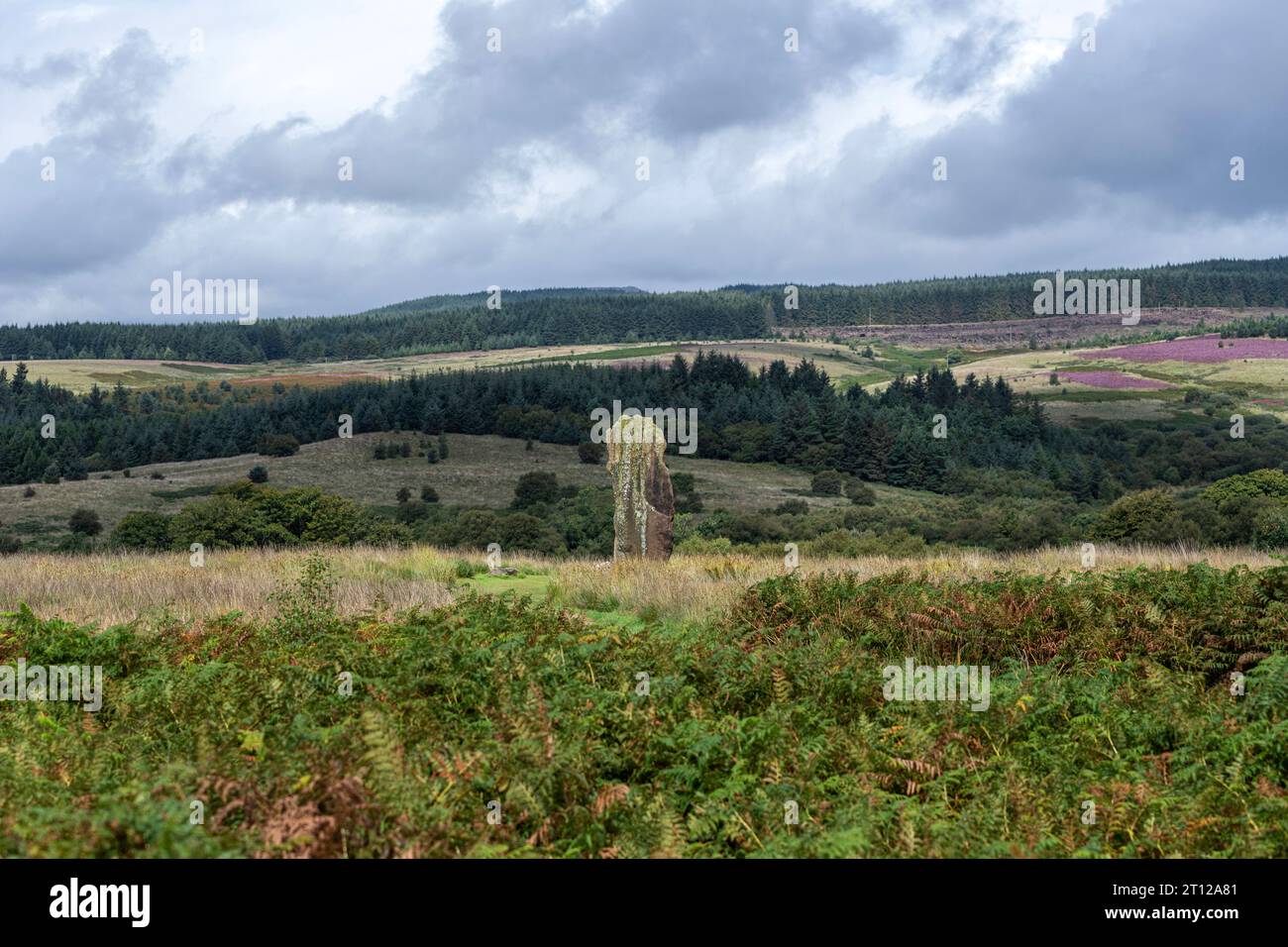 Machrie Moor Stone Circles, Machrie, the Isle of Arran, Scotland Stock ...