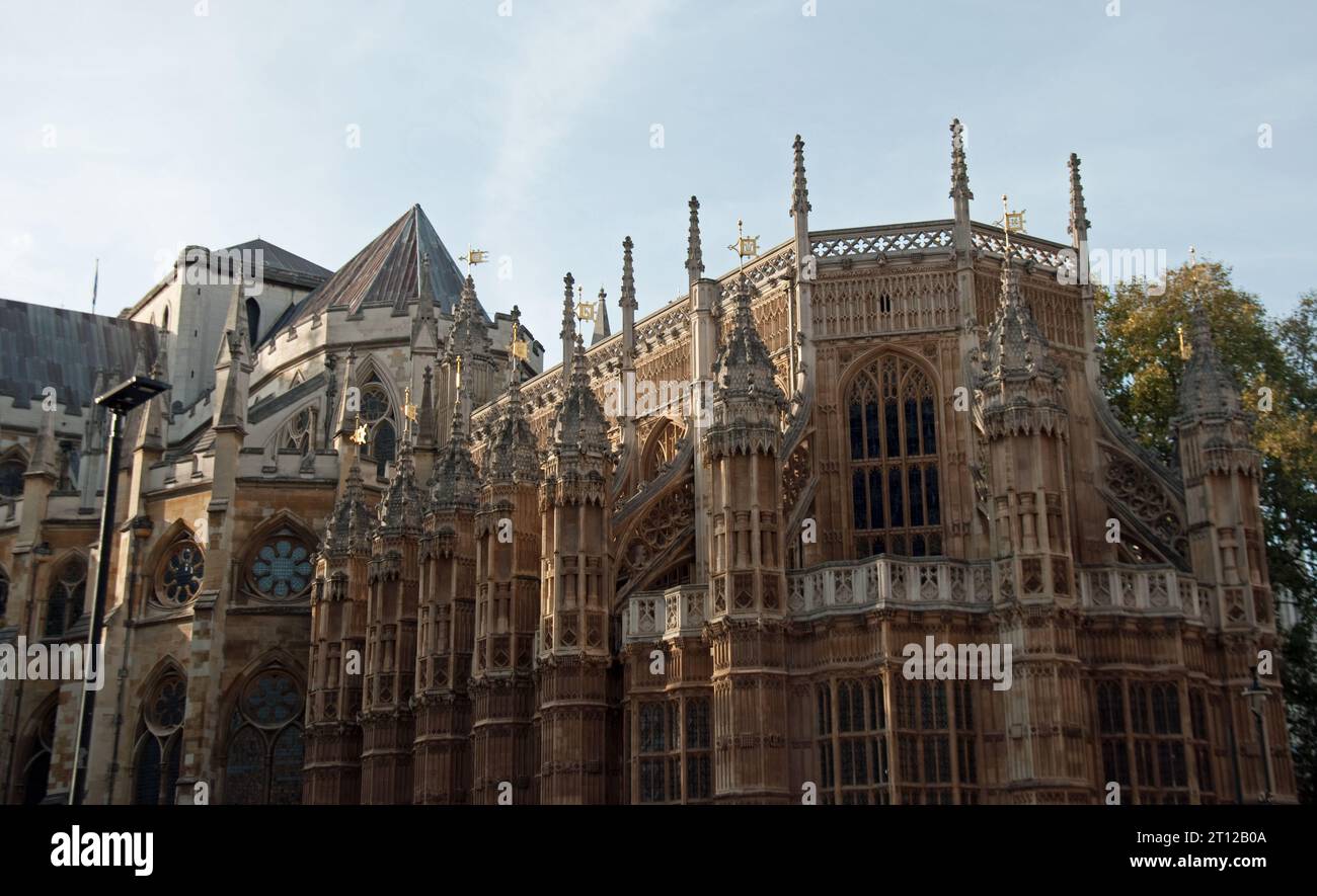 The Apse of Westminster Abbey (external), Westminster, London, UK Stock ...