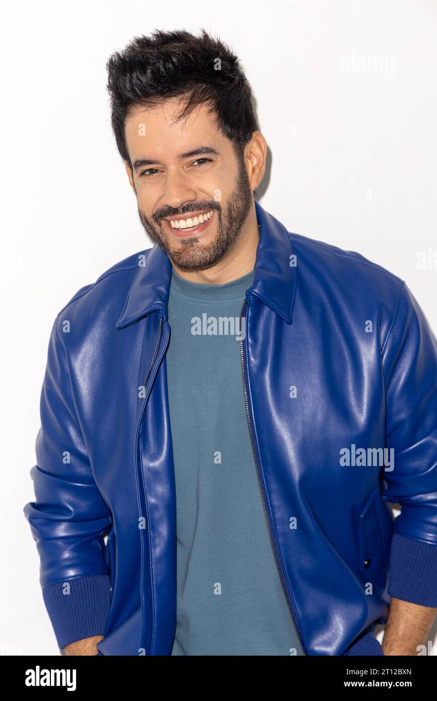 DORAL, FL-OCT 10: Singer, composer Manny Cruz is seen during Univision ...