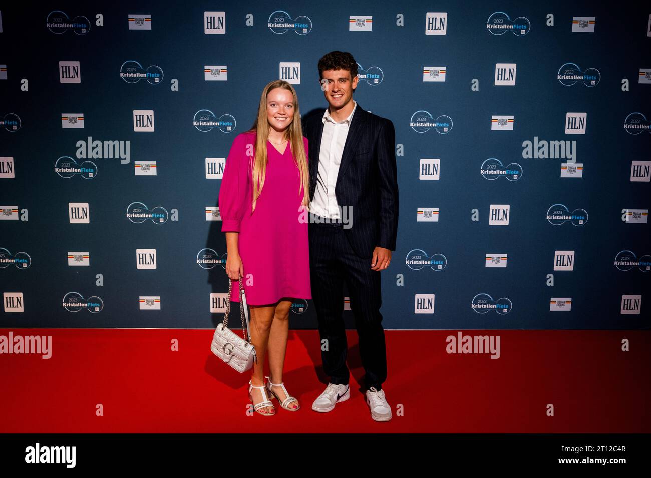 Kruisem, Belgium. 10th Oct, 2023. Belgian Tuur Dens poses for the ...