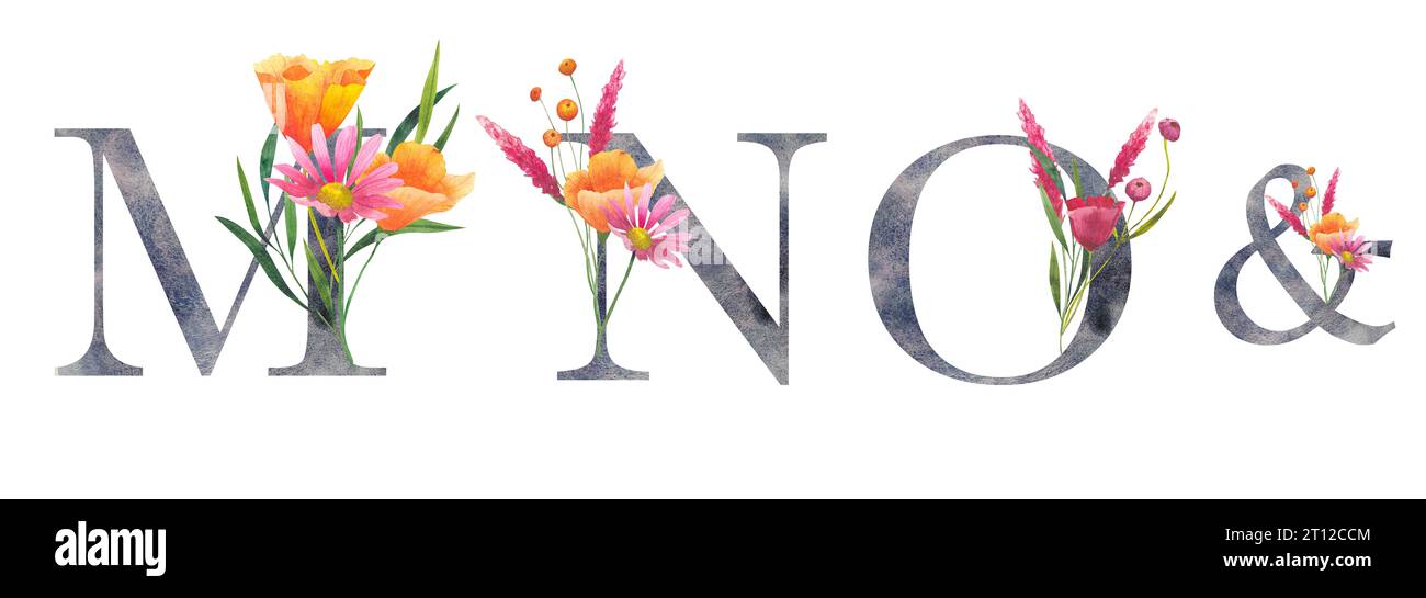 M and o initials hi-res stock photography and images - Alamy