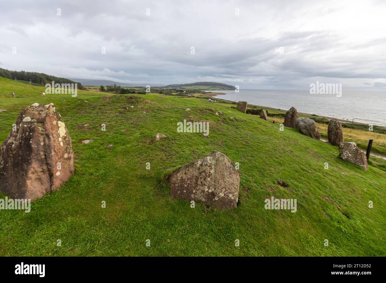 Auchagallon Stone Circle Cairn, Isle of Arran, Firth of Clyde, Scotland ...