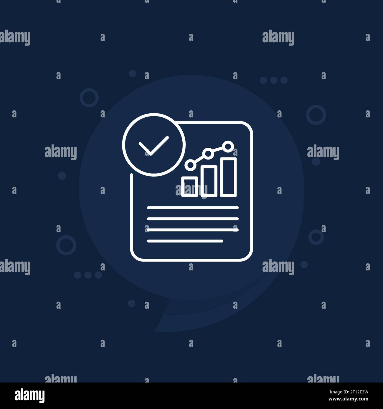performance report line icon, vector Stock Vector Image & Art - Alamy
