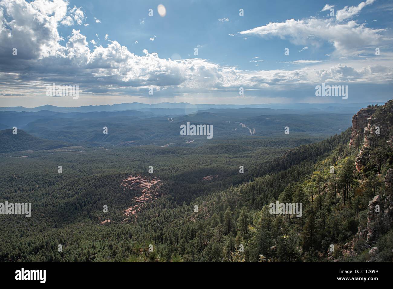 Mogollon Rim views Stock Photo - Alamy