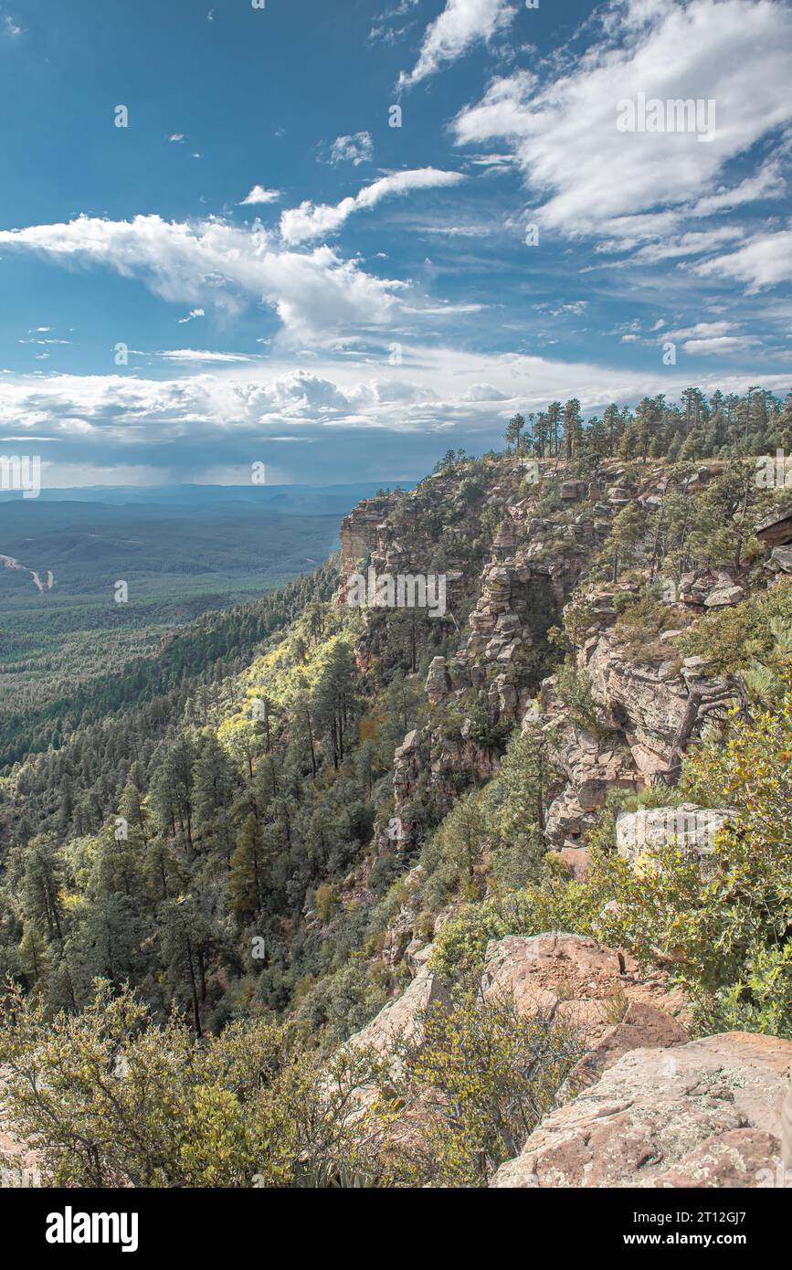 Mogollon Rim views Stock Photo - Alamy
