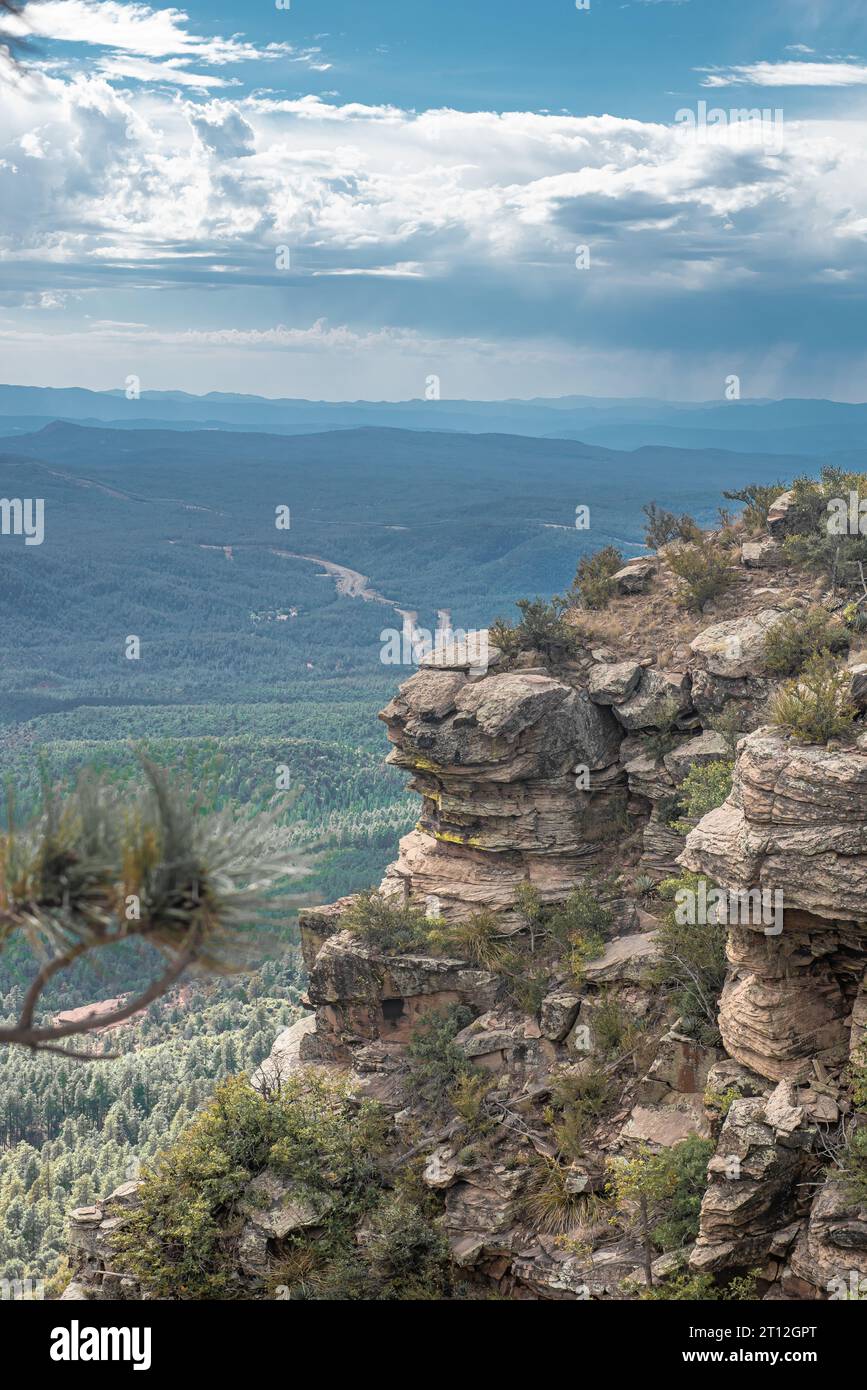 Mogollon Rim views Stock Photo - Alamy