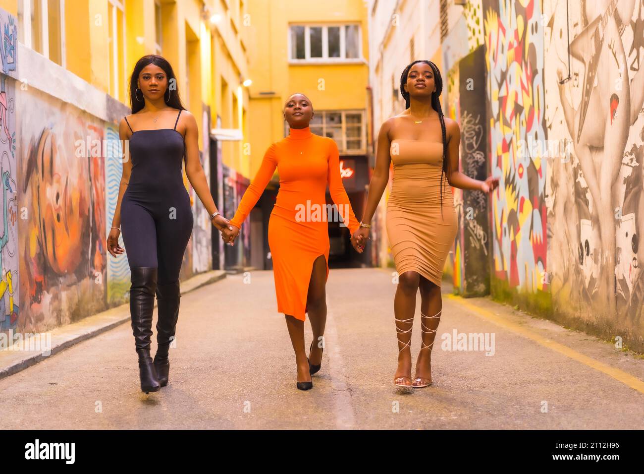 San Sebastian, Gipuzkoa Spain, February 2021: Fashionable urban style ...