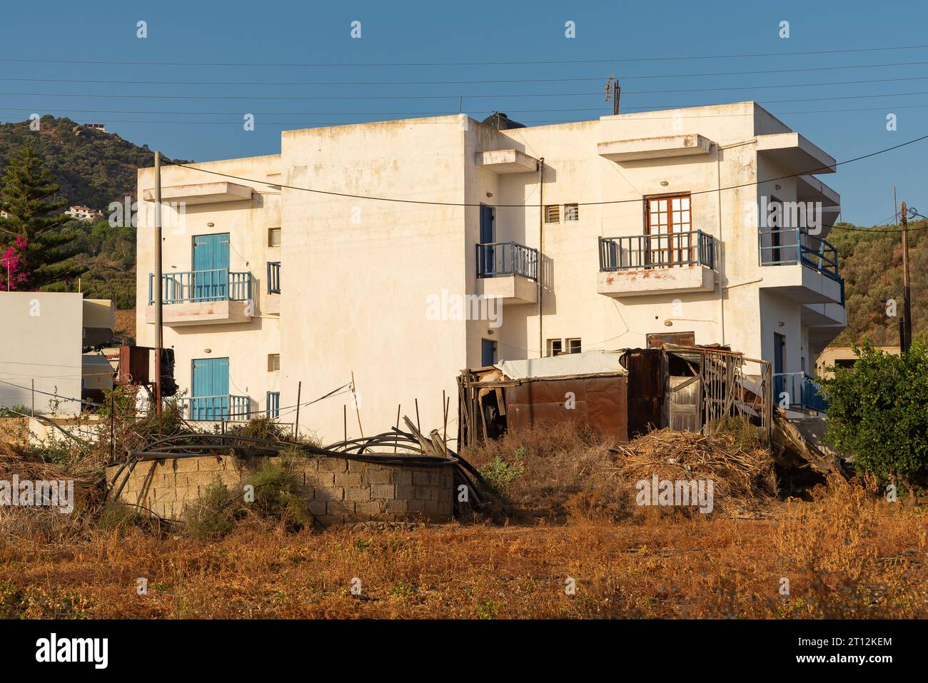 Agia Pelagia, Crete - Greece - September 24th, 2023: Downtown Agia ...
