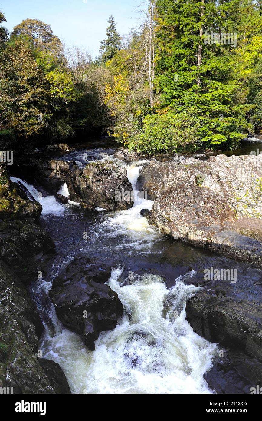 Landscape images along Afon River Llugwy near Betws-Y-Coed in the ...