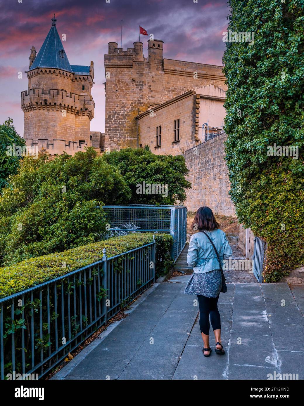 Visiting olite hi-res stock photography and images - Alamy