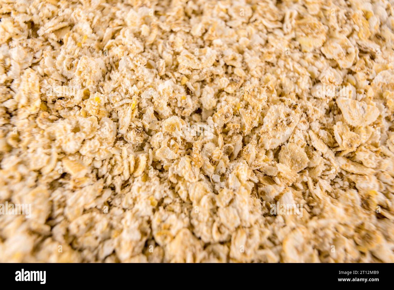 Oatmeal texture for a good breakfast, macro photography Stock Photo - Alamy