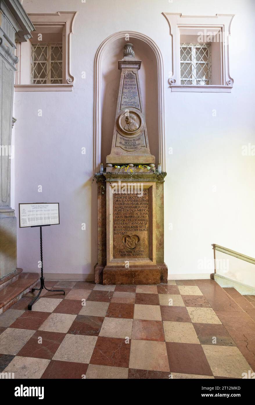 Tomb of Paracelsus, Theophrastus Bombast von Hohenhelm, Sebastian ...