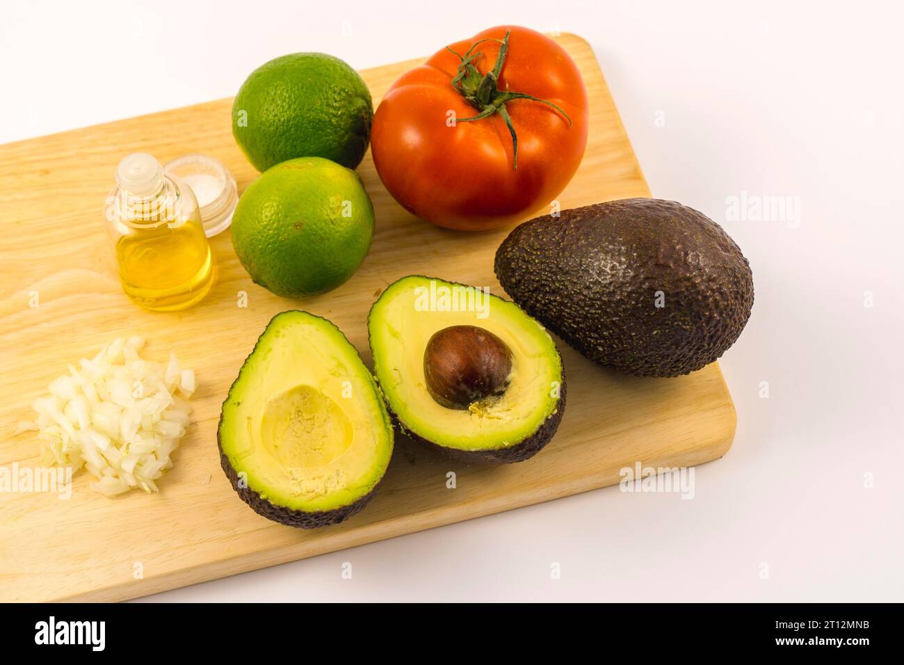 Chop the onion into very small chunks. Recipe to make a nice guacamole ...