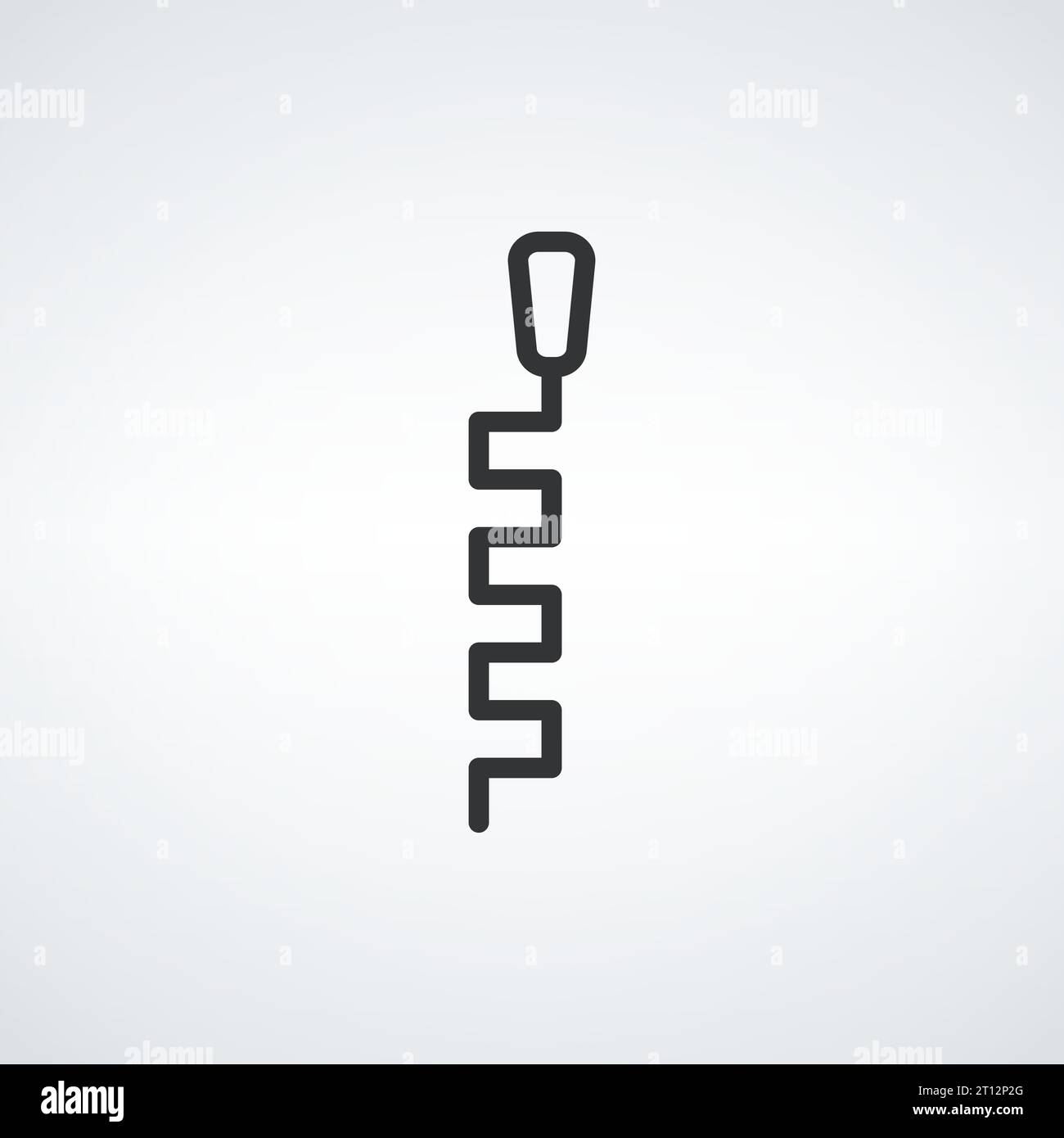 Zipper tool line icon. open zip lock. zip icon. Stock vector ...