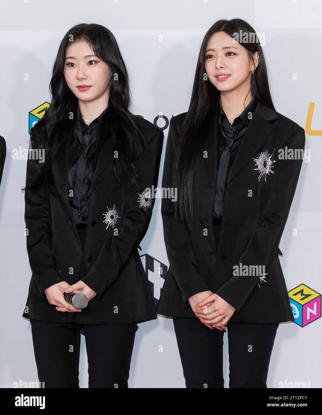 Incheon, South Korea. 10th Oct, 2023. South Korean K-Pop girl group ITZY, Yeji, Lia, Ryujin ...