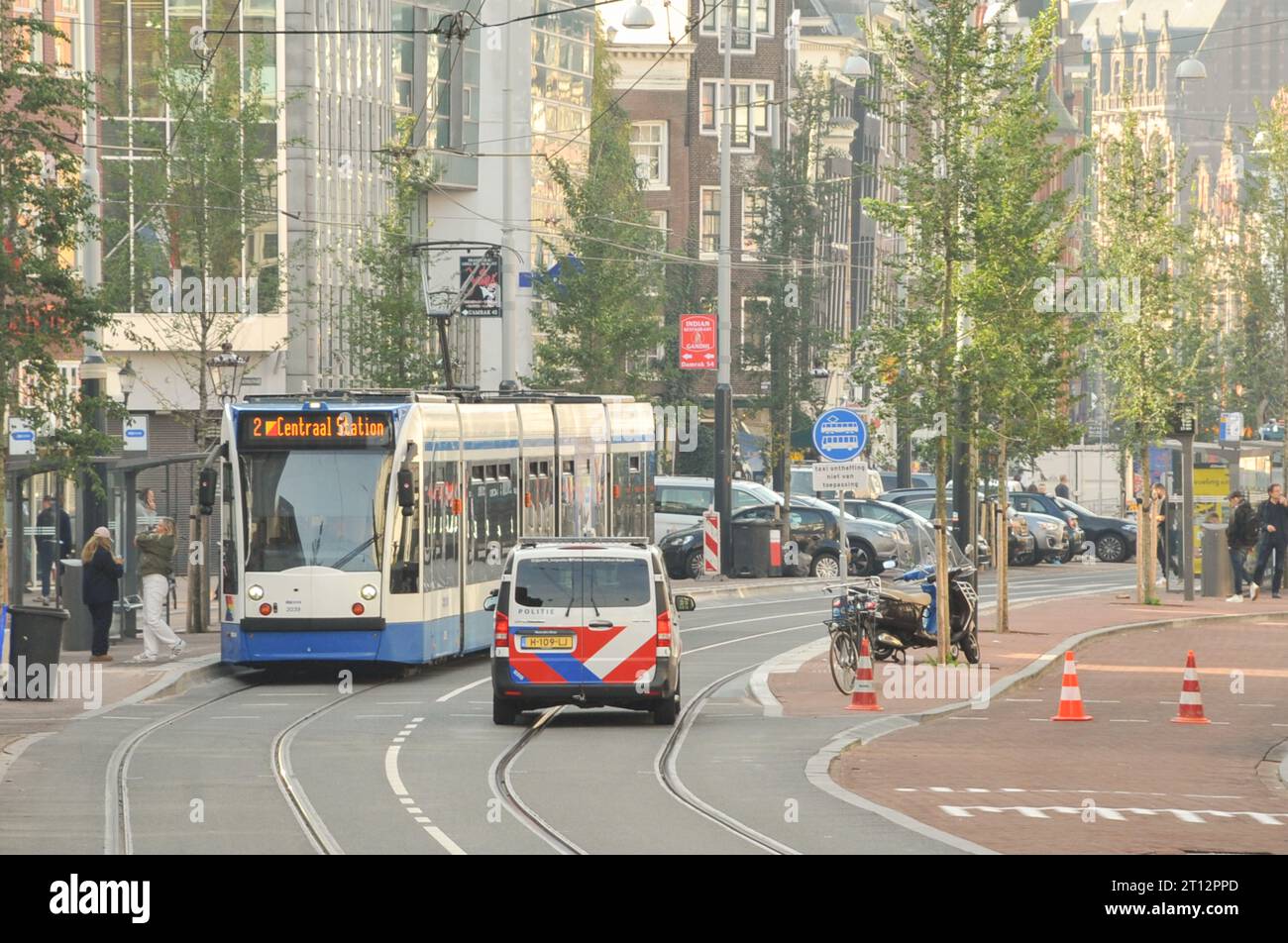 Traffic in Amsterdam, The Netherlands Stock Photo - Alamy