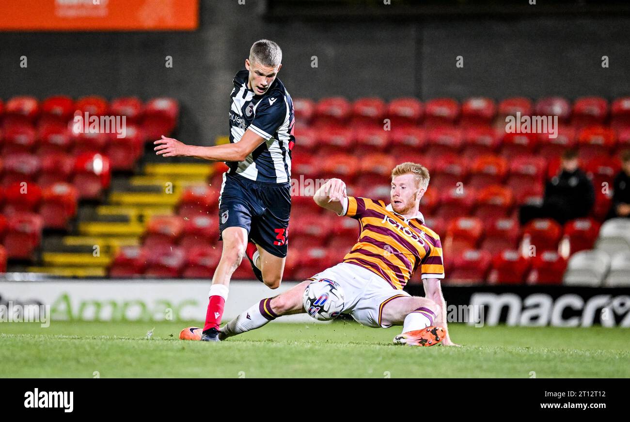 Cleethorpes, UK, 10th October, 2023. during the EFL Trophy group stage ...