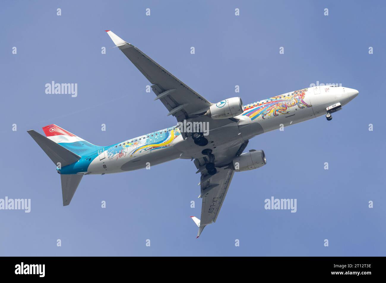 Twin engined jet airliners hi-res stock photography and images - Alamy