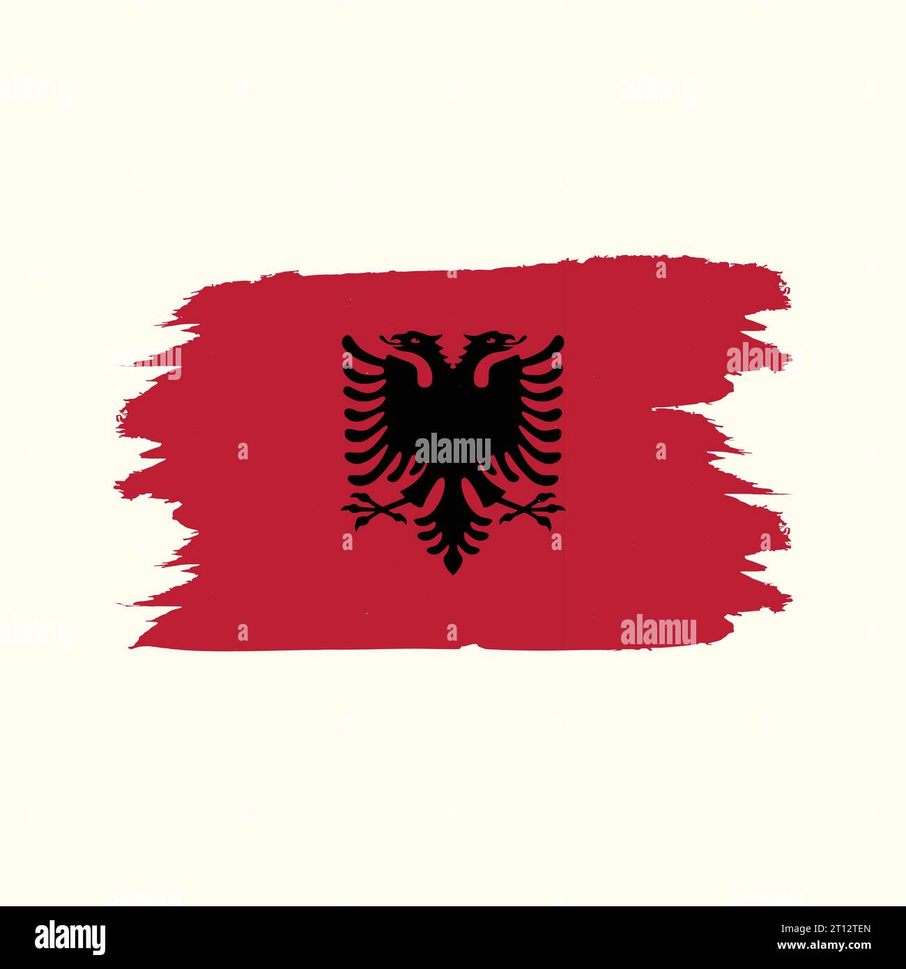 Albania wavy flag vector hi-res stock photography and images - Alamy