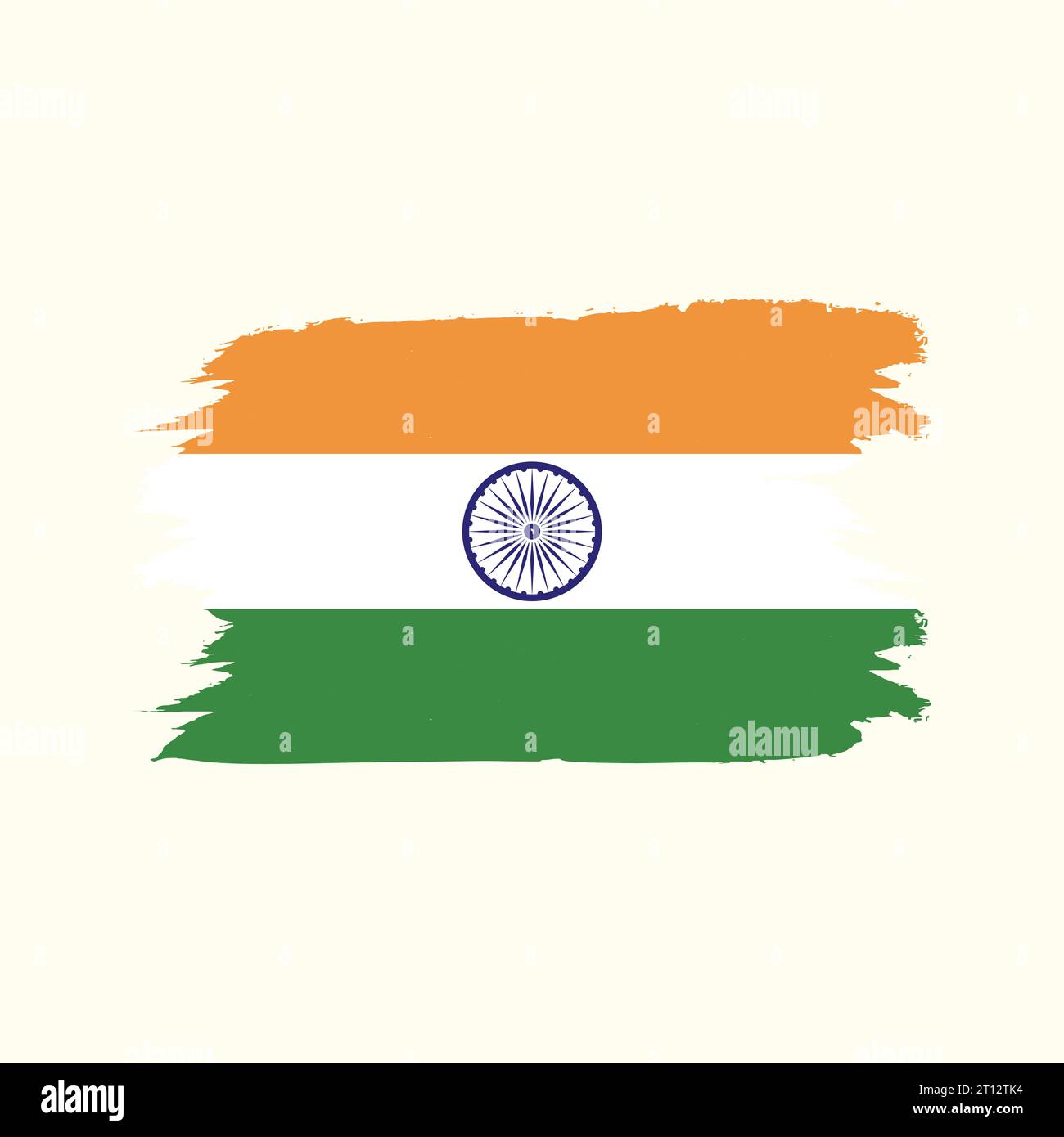 vector flag of India national emblems Stock Vector Image & Art - Alamy